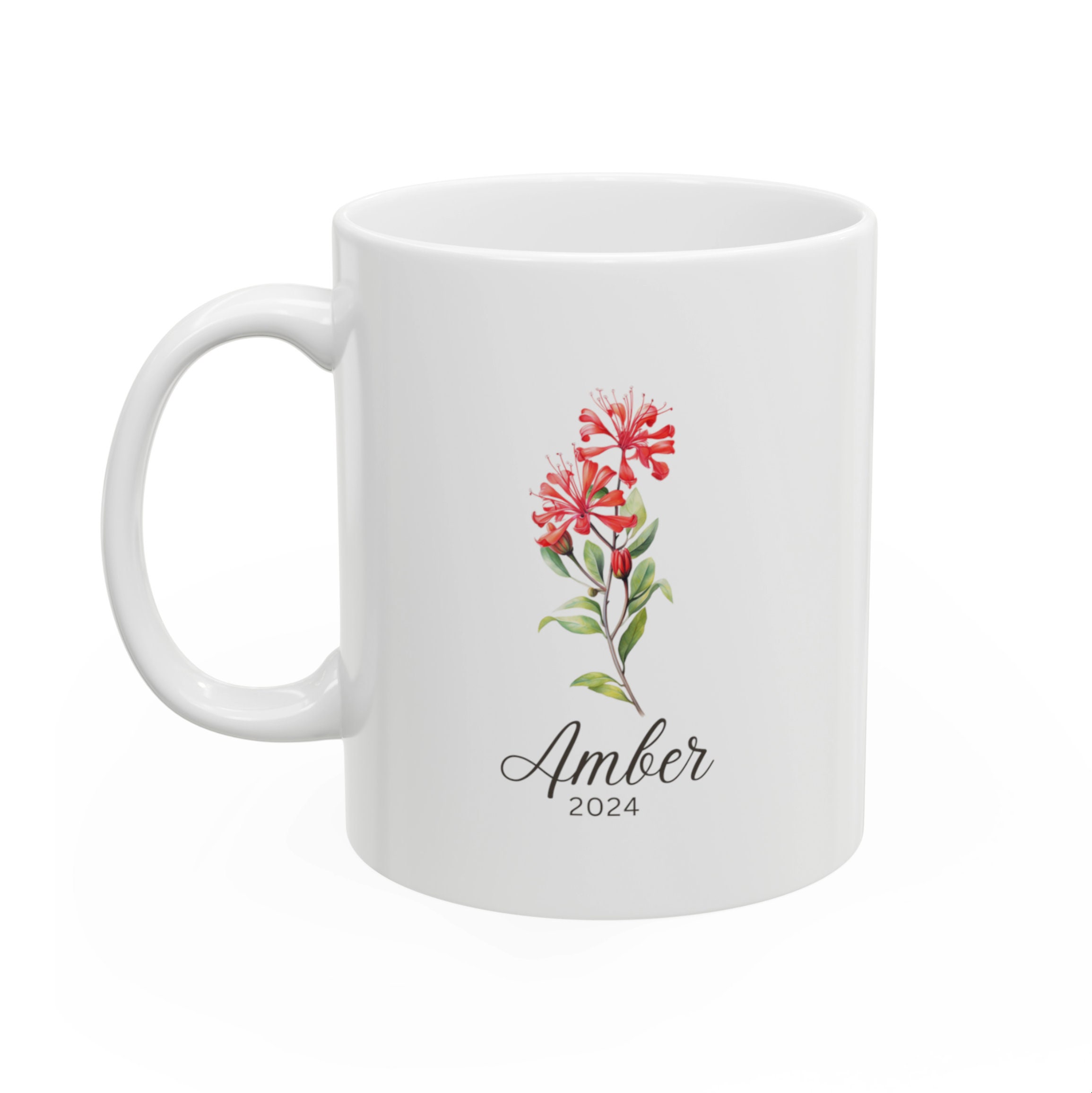 Birth Flower Mug Personalized Mug Birth Month Flower Birthday T
