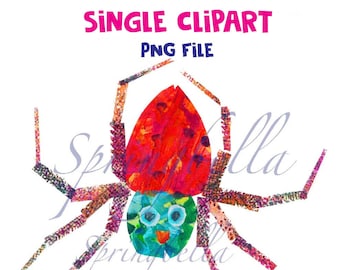 Eric Carle the Very Busy Spider Clip Art Set | Transparent PNG Digital ...