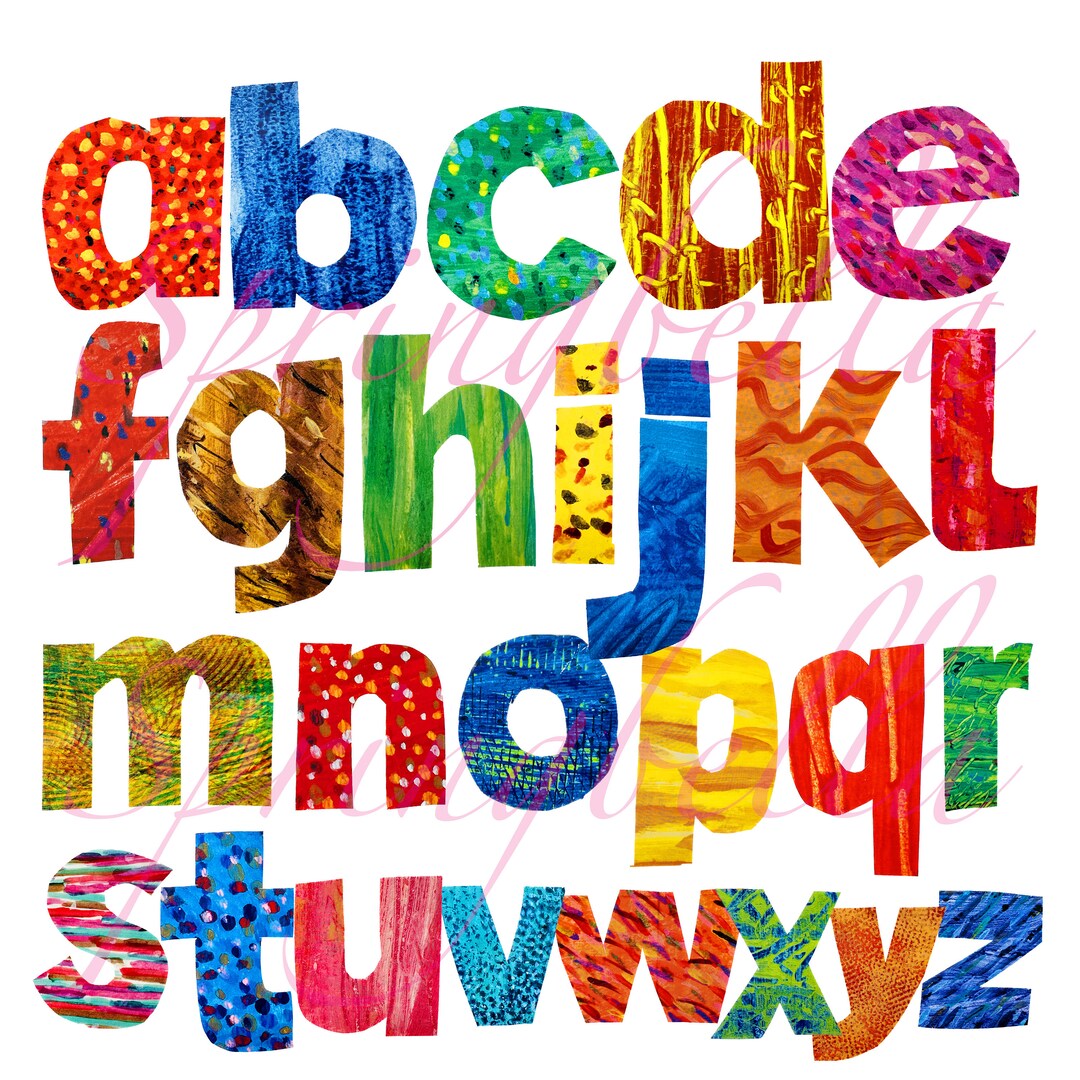 Digital Alphabet Individual Lowercase Clipart Letters Transparent PNG ...