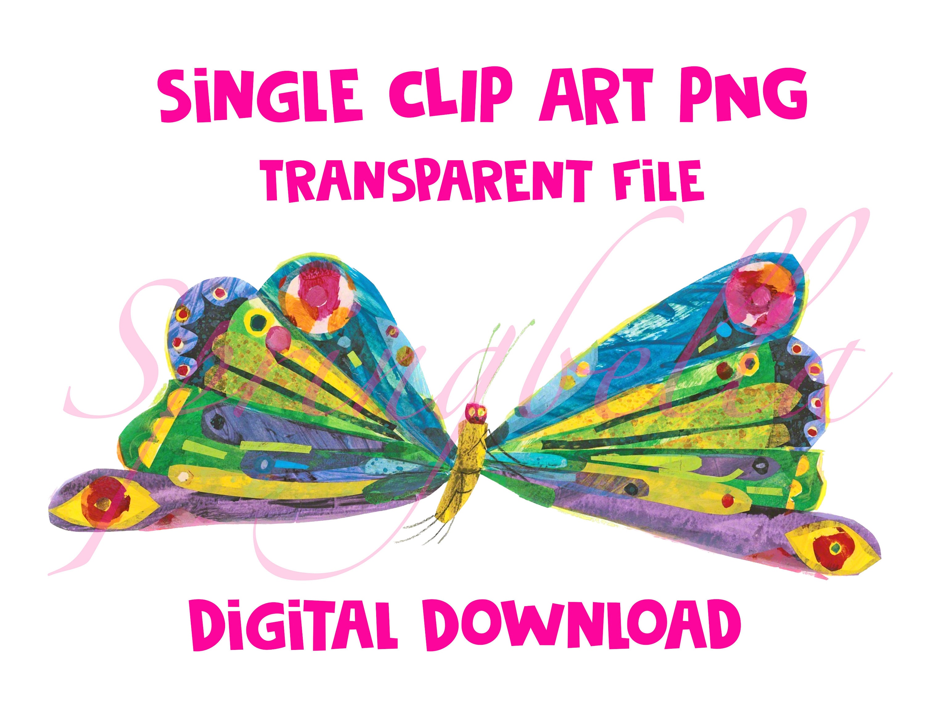 Eric Carle Butterfly Clipart With Transparent