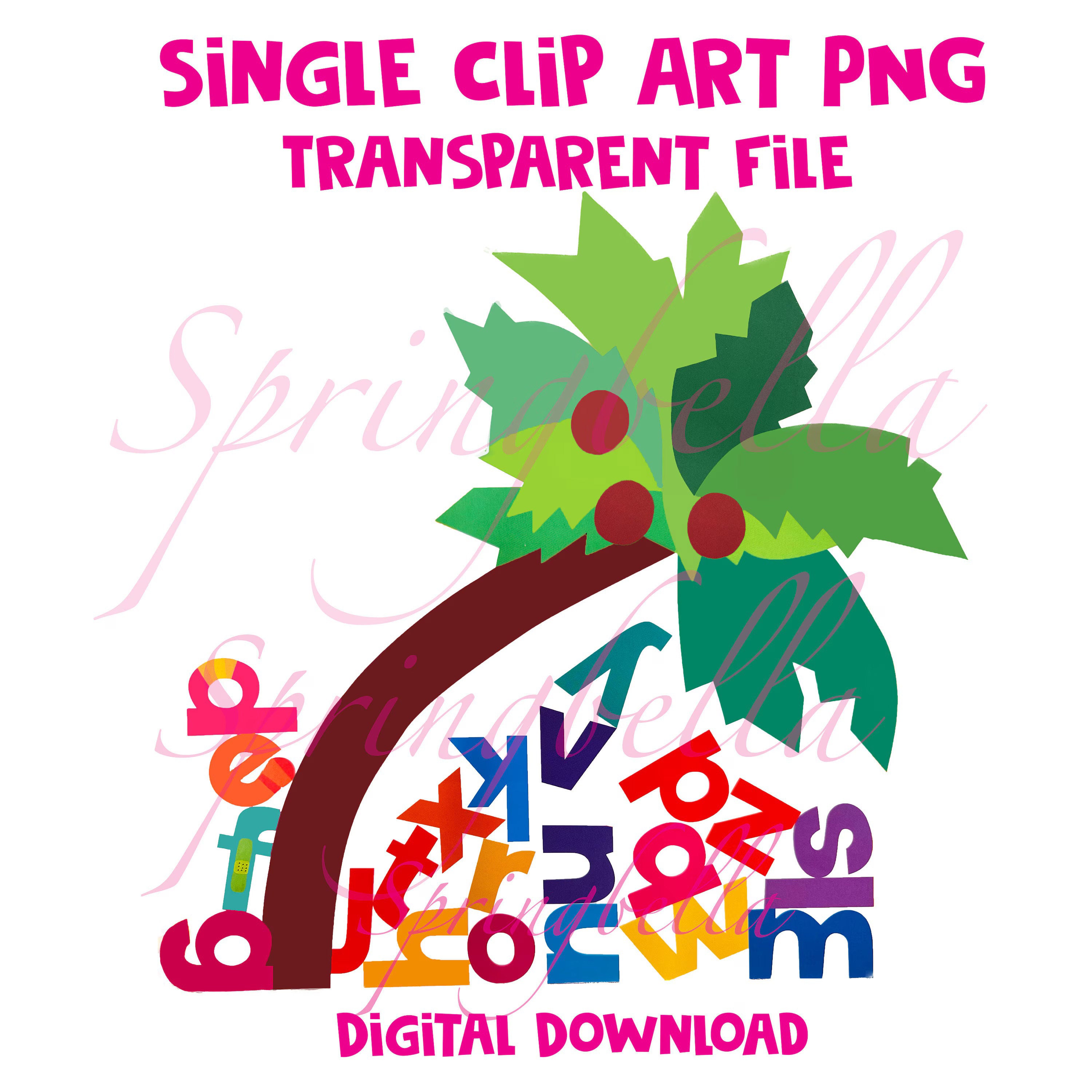 Chicka Chicka Boom Boom Coconut Tree Printable