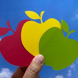 Apple Die Cuts | Classroom | Bulletin Board | Apple Shape | Paper Cut ...