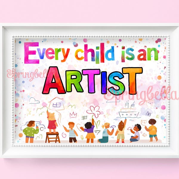 Every Child is an Artist - Etsy