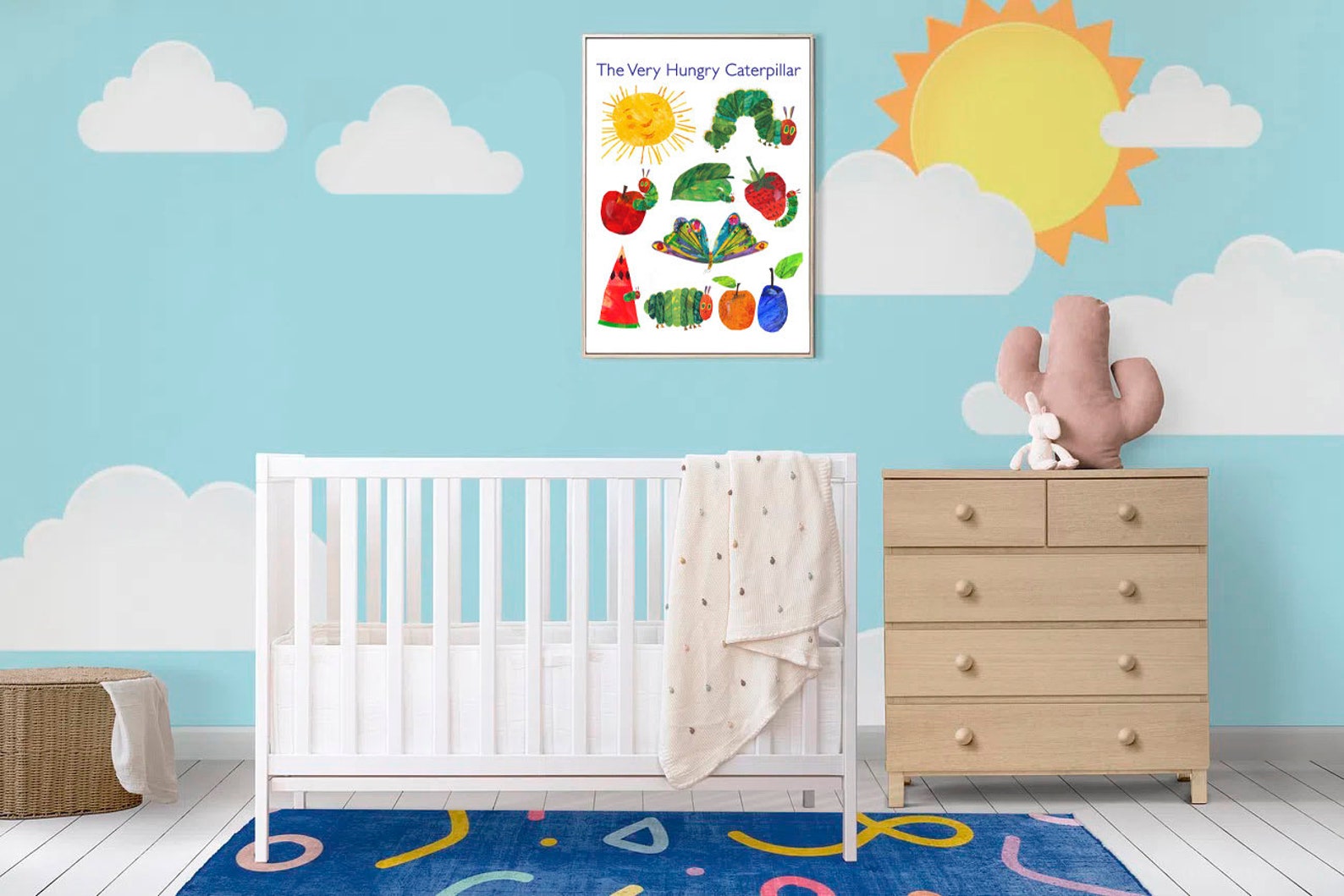 The Very Hungry Caterpillar Poster, Nursery Decor, Printable Wall Art ...