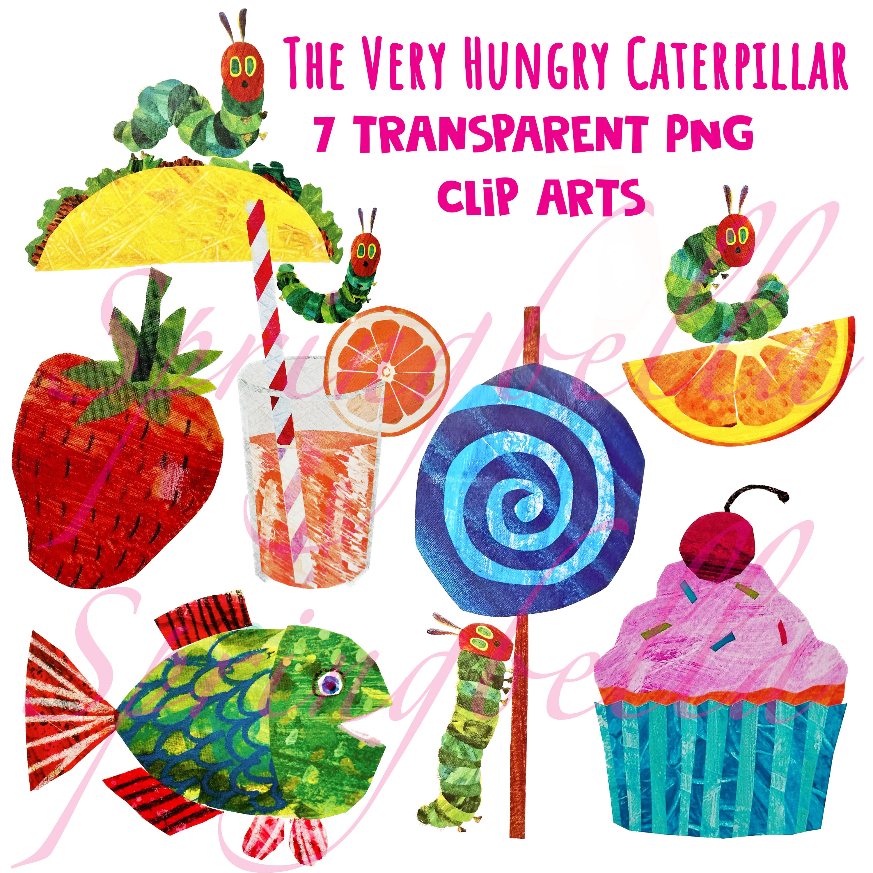 Hungry Caterpillar Clipart