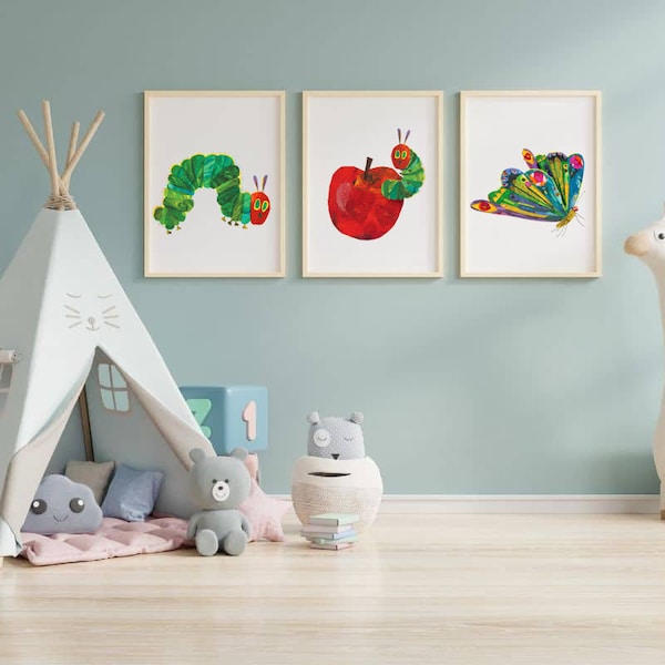 Hungry Caterpillar Wall Art - Etsy