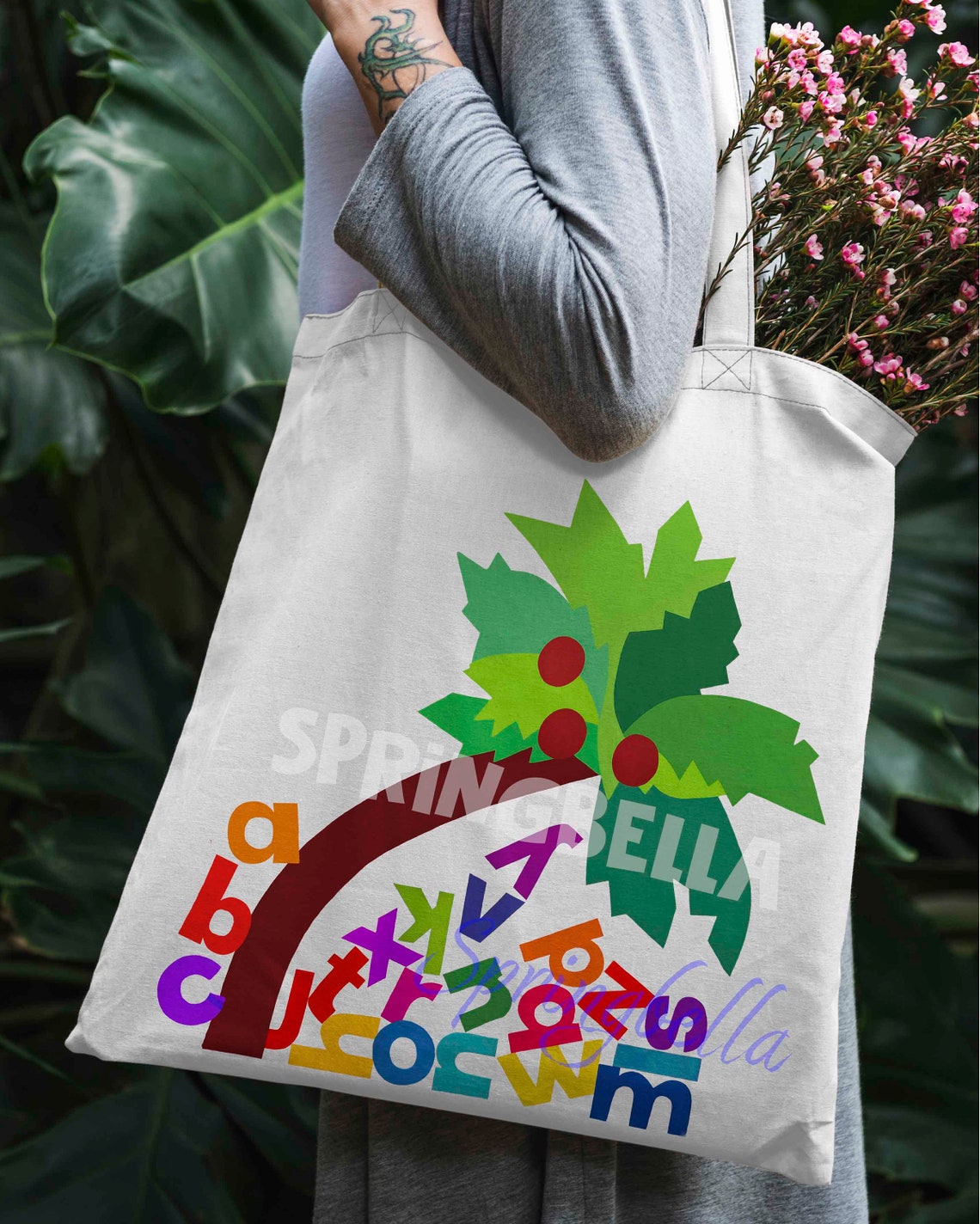 Chicka Chicka Boom Boom Clipart: Coconut Tree & Letters (PNG Digital ...