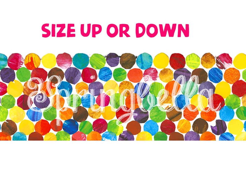 The Very Hungry Caterpillar - Dots Border (digital Download) - Etsy