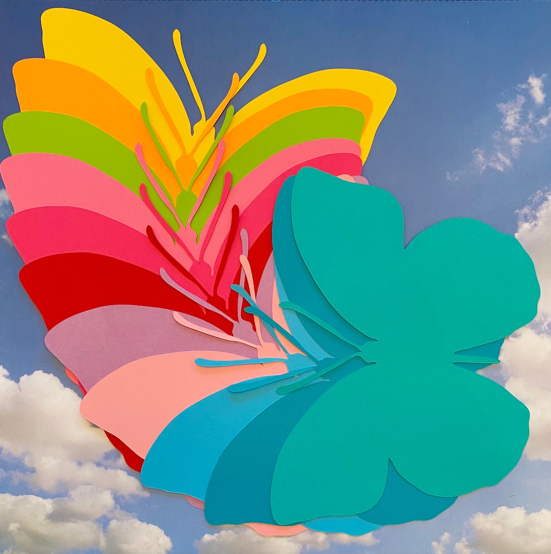 Large Paper Butterflies Multicolor Party Decoration Embellishments ...