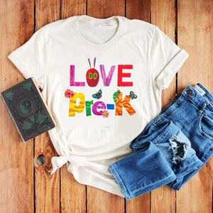 Love Pre-k T-shirt Transfer PNG SVG Transparent Sublimation Digital ...
