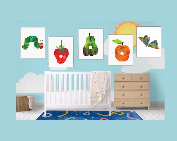 The Very Hungry Caterpillar Story Map - Etsy Canada