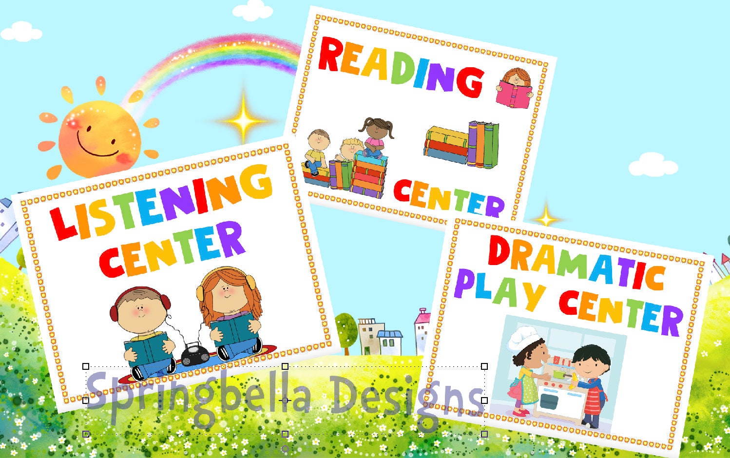 CENTER SIGNS for Pre-k and Kindergarten Daycare Center Digital Download ...