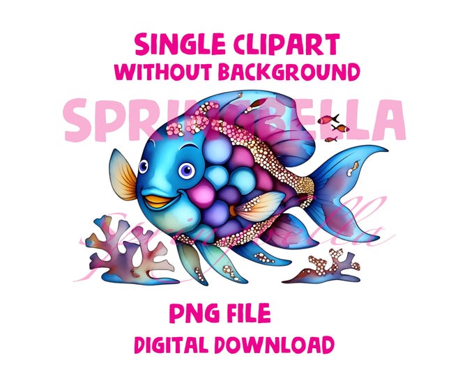 The Rainbow Fish Inspired Letters and Numbers, the Rainbow Fish ...