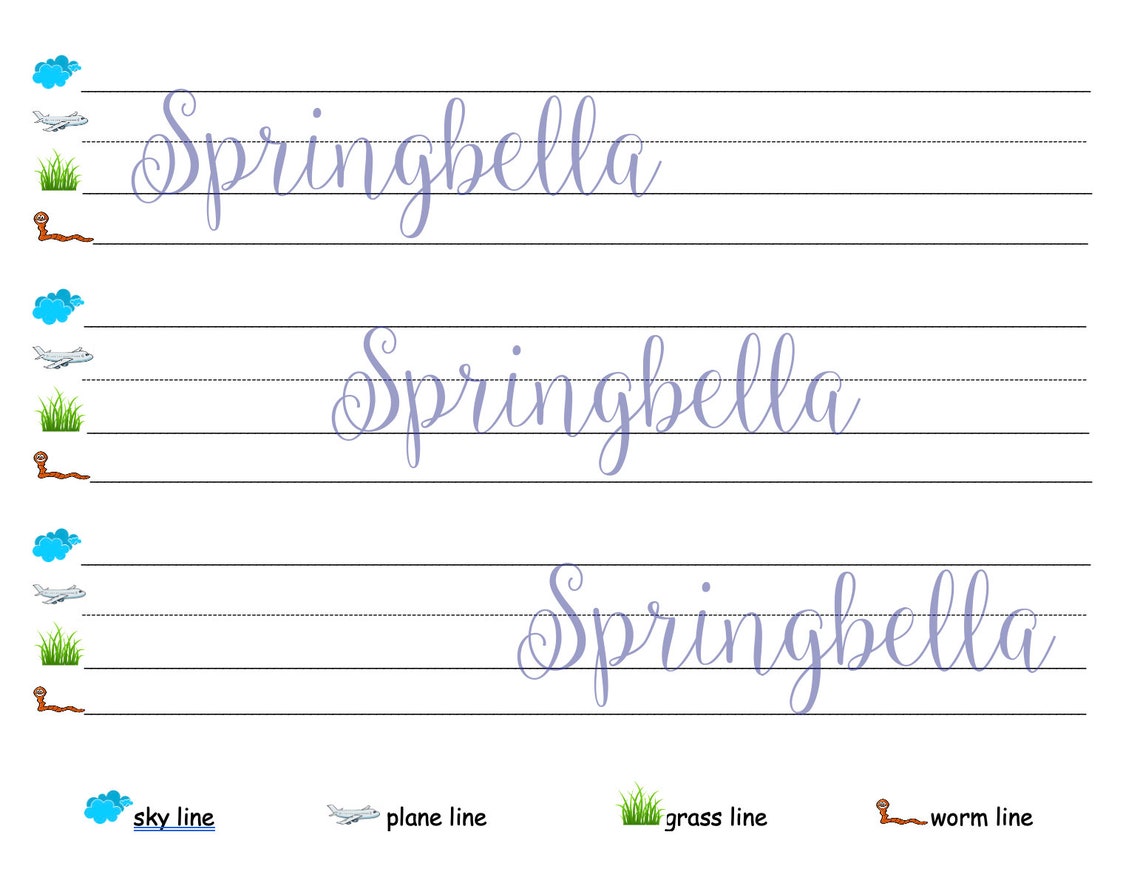 Pre-k Kindergarten Fundations Practice Sheet Printable Digital Download ...