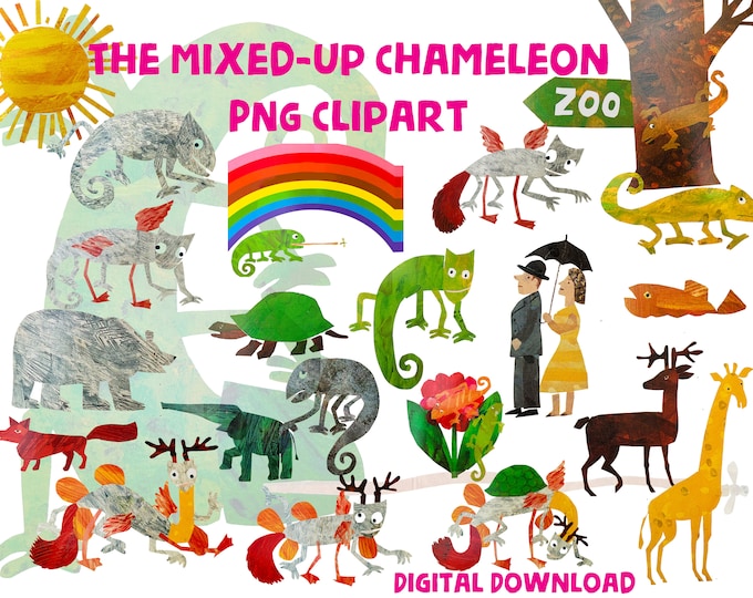 The Mixed-up Chameleon: Board Book by Eric Carle - Etsy