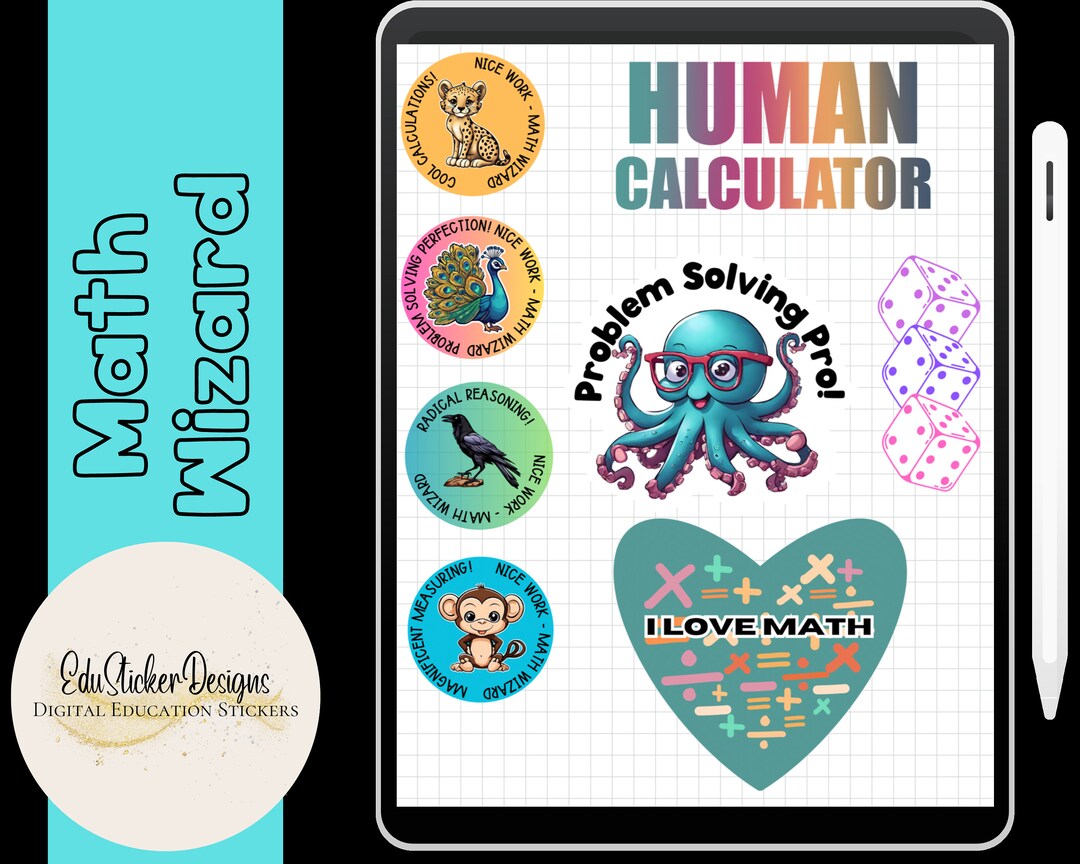 Digital Stickers Math Good Notes PNG - Etsy