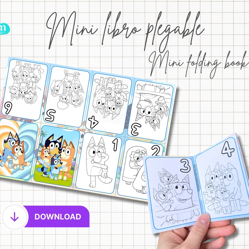 Mini Coloring Book - Etsy