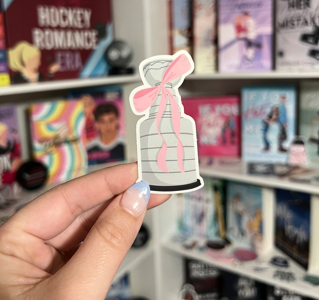 Girly Stanley Cup Hockey Sticker - Etsy