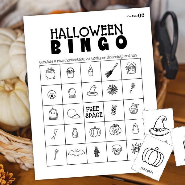 Halloween Bingo - Etsy