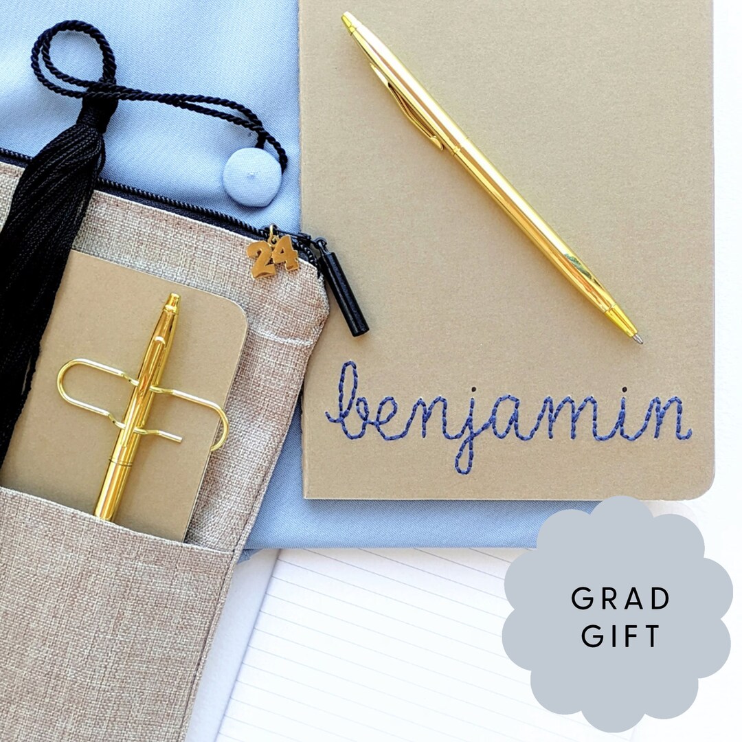 2024 Graduation Gift College Student Notebook Personalized Name Hand ...