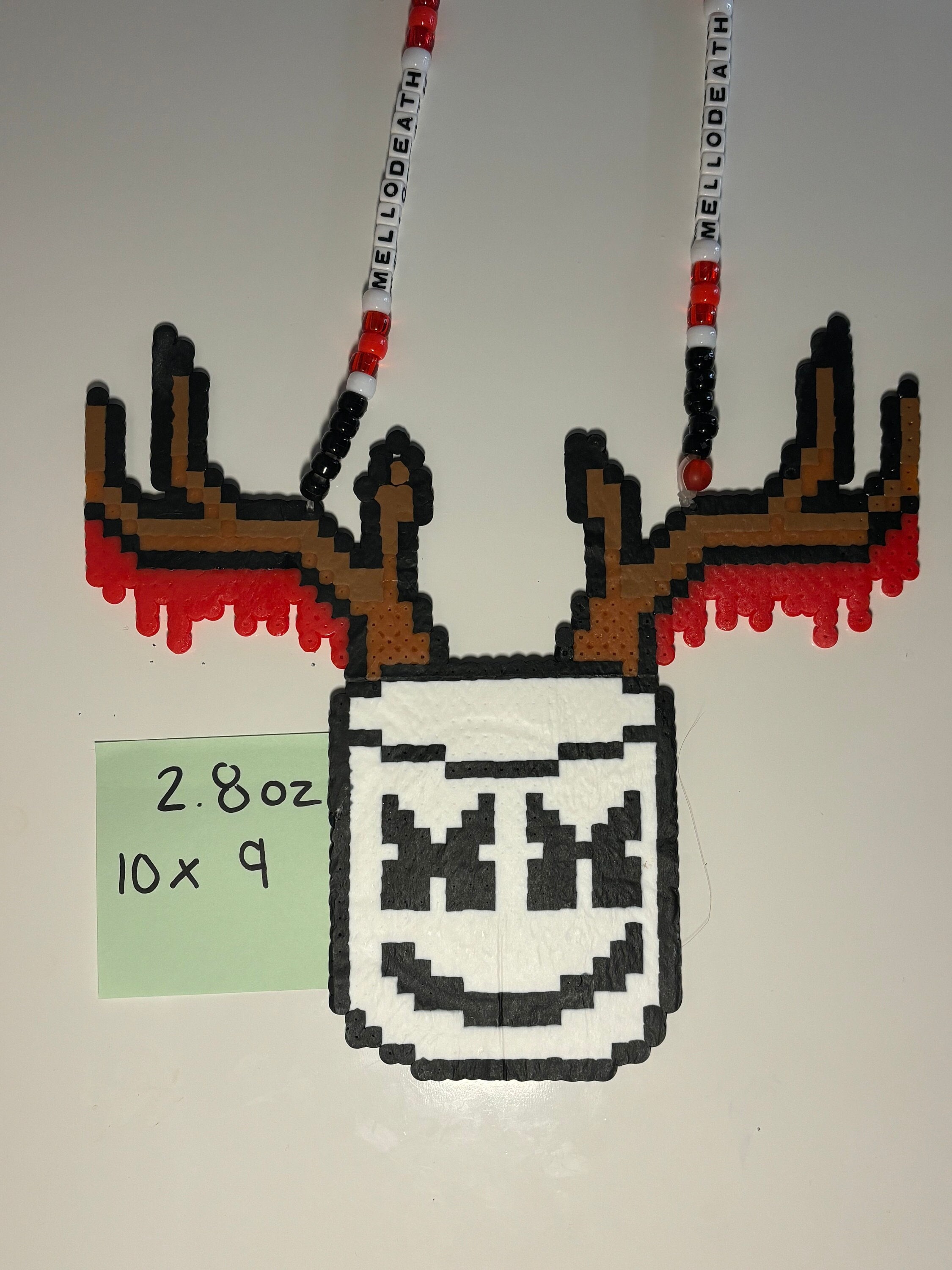 Marshmello X Sudden Death Perler Beaded Necklace - Etsy