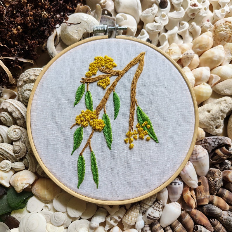 Wattle Embroidery Kit - Etsy