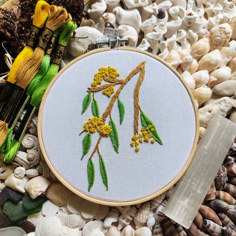 Wattle Embroidery Kit - Etsy