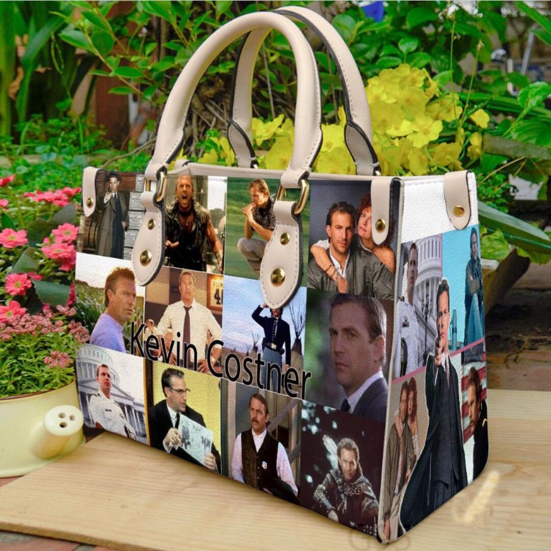 Personalized Kevin Costner Music Leather Bag Handbag, Kevin Costner ...