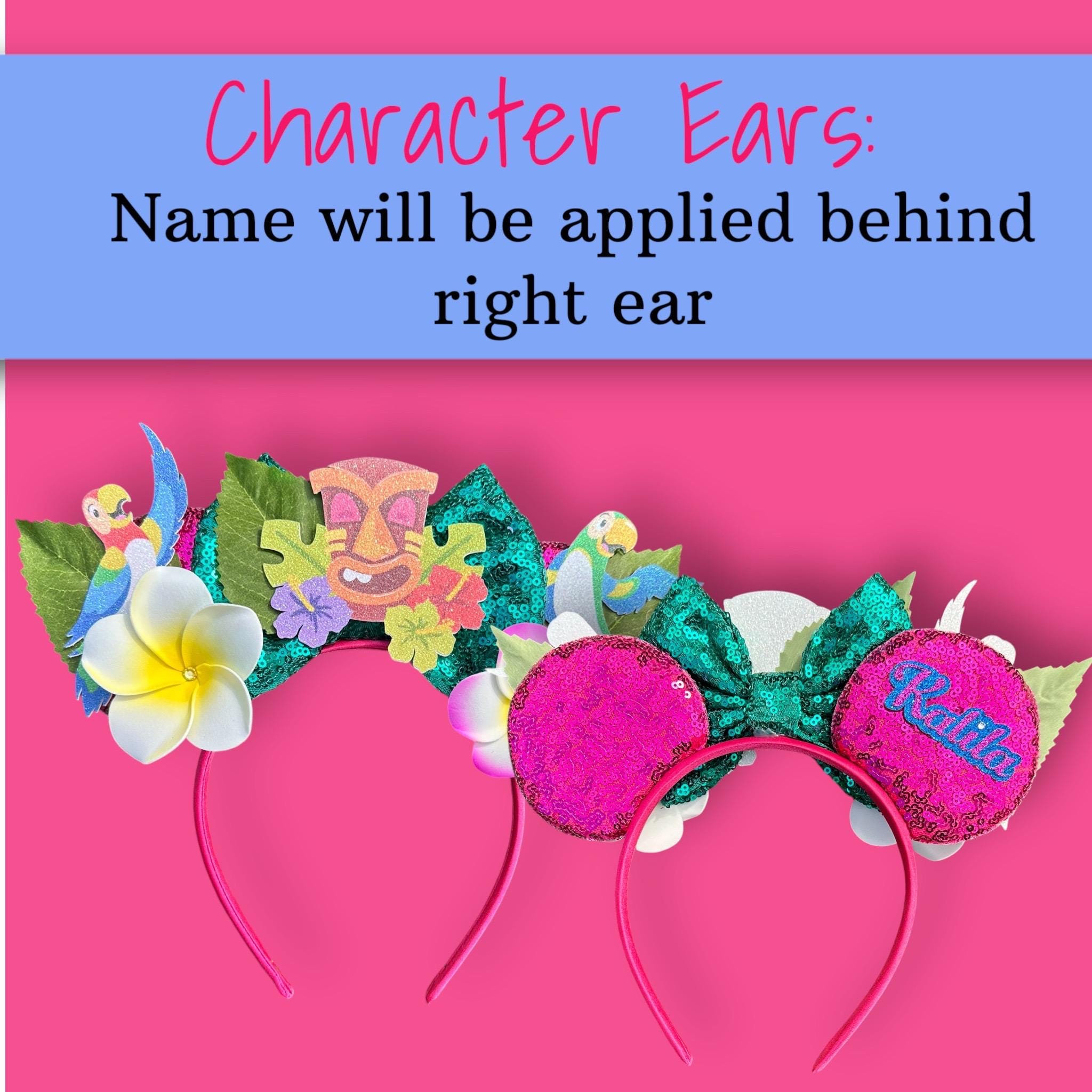 Moana Inspired Ears, Mickey Ears, Moana Mickey Ears, Minnie Ears, Mouse ...