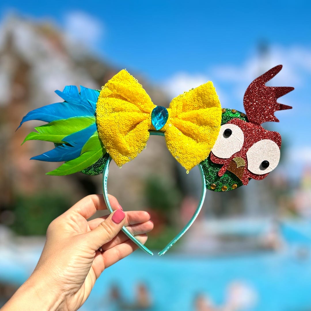 Moana Ears, Mickey Ears, Hei Hei Inspired Mickey Ears, Minnie Ears ...