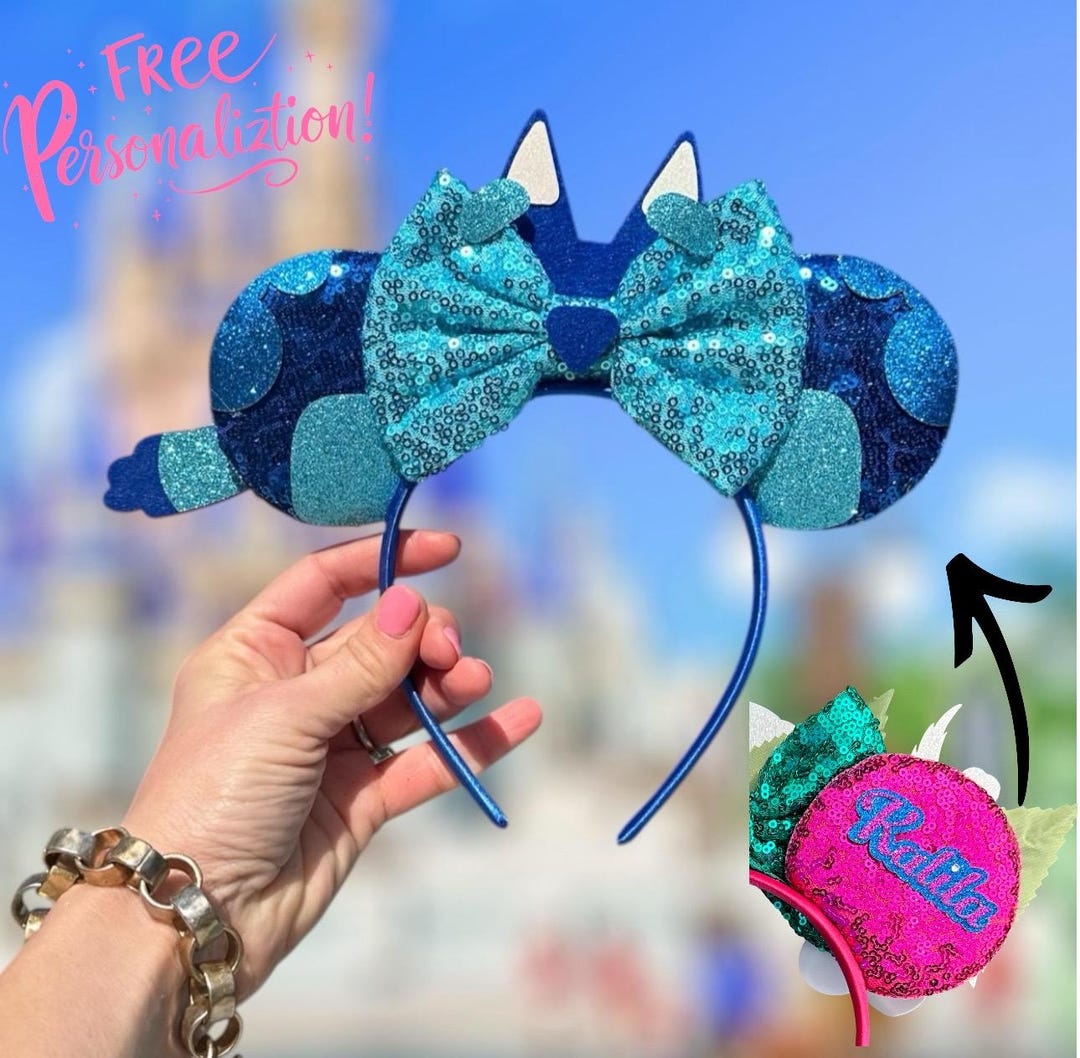 Bluey Inspired Ears, Mickey Ears, Bluey Mickey Ears, Minnie Ears, Mouse ...