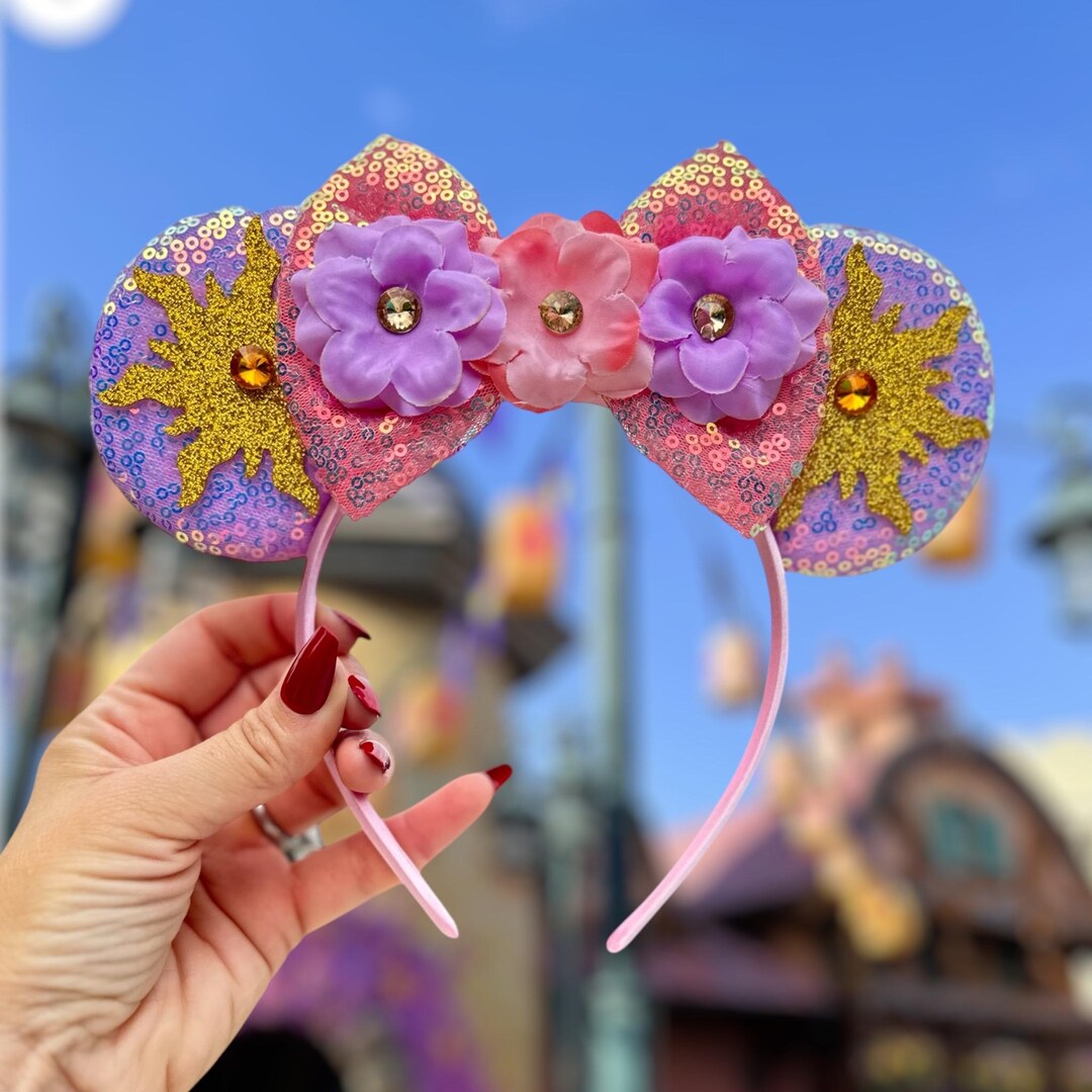 Rapunzel Tangled Ears, Mickey Ears, Disney Tangled Inspired Party Ears ...