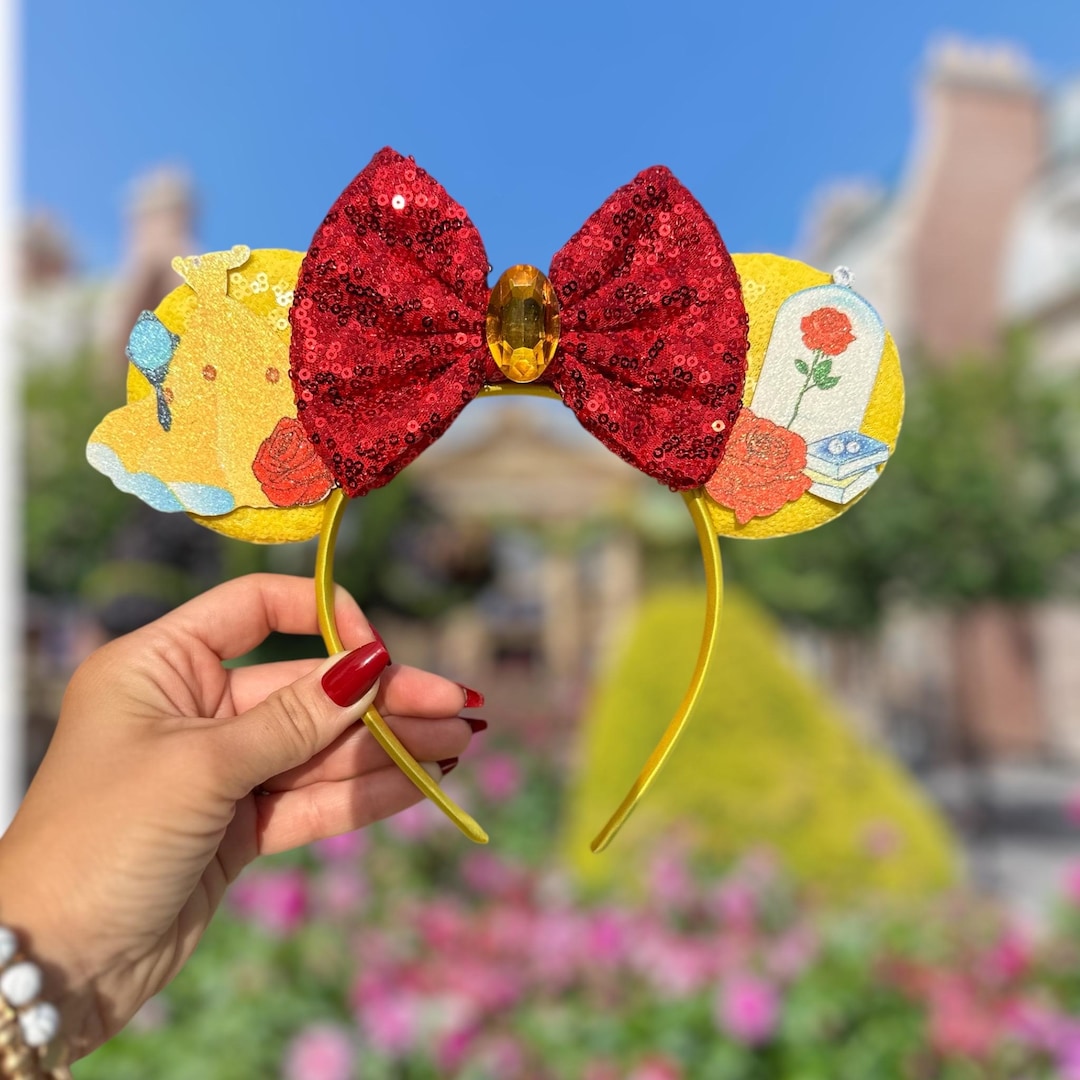 Beauty and the Beast Ears, Mickey Ears, Belle Minnie Ears, Minnie Ears ...