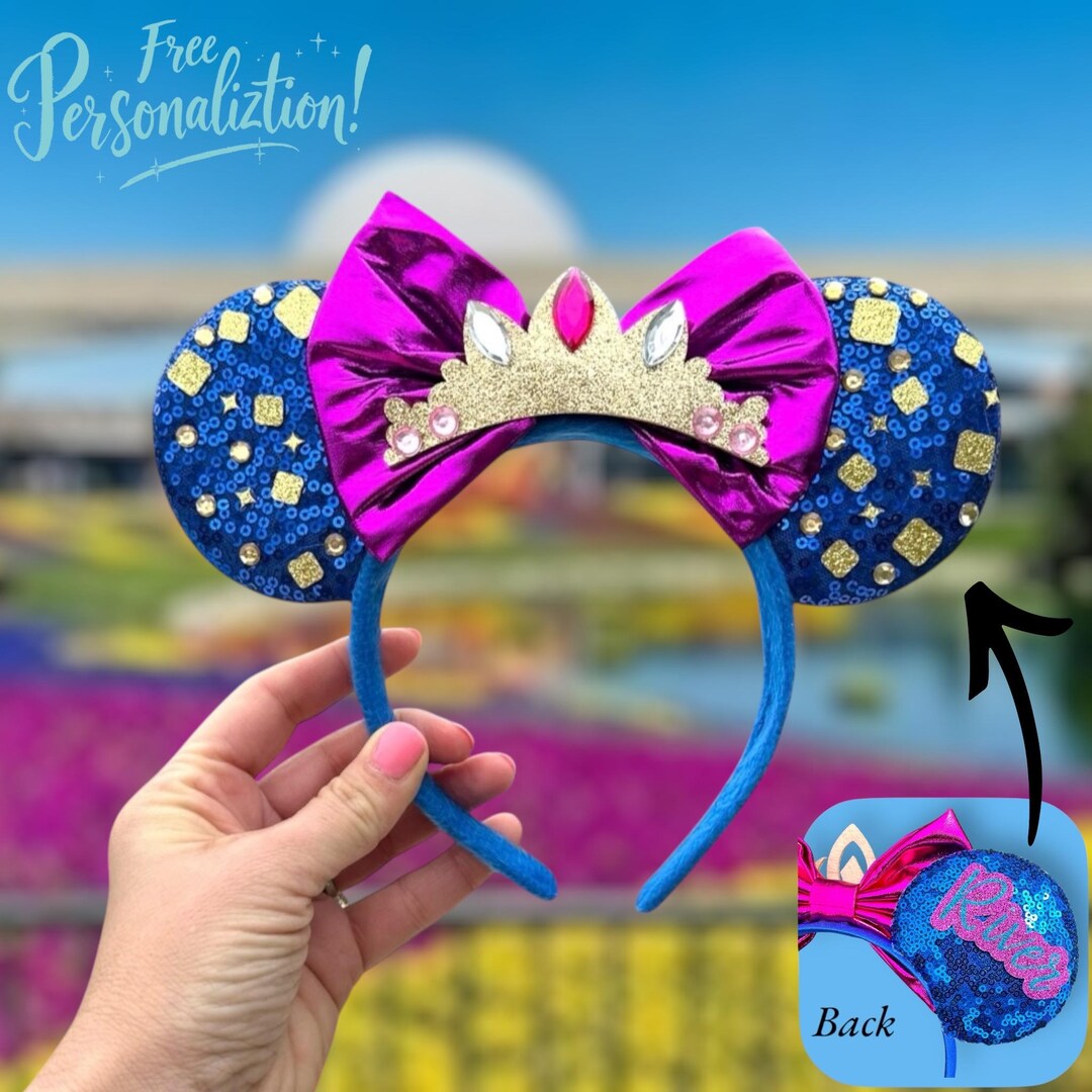 Tangled Inspired Minnie Ears: Rapunzel Sequin Mouse Ears - Etsy
