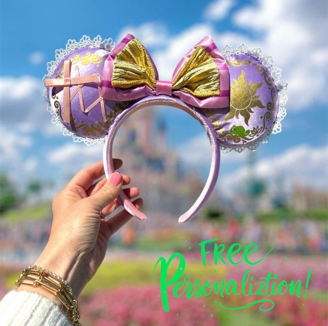 Rapunzel Minnie Ears, Tangled Minnie Ears, Disney Ears Headband, Disney ...