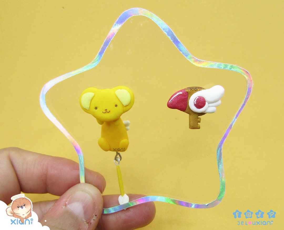 Cardcaptor Sakura Earrings, Star Key, Dreams Key, Clow Key, Mahou ...
