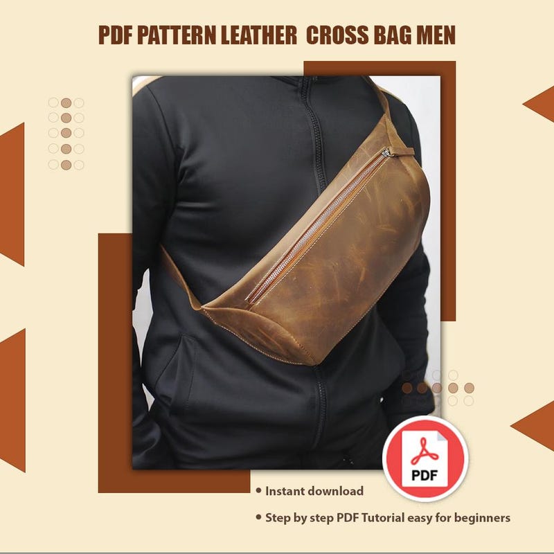 Leather Sling Bag Pattern - Etsy