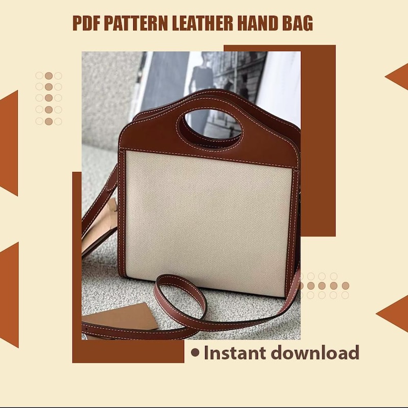 Leather Handbag Pattern - Etsy