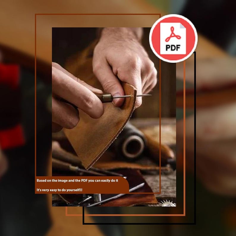 PDF Pattern for Leather Hat Diy-digital A2 Template,leather Craft ...