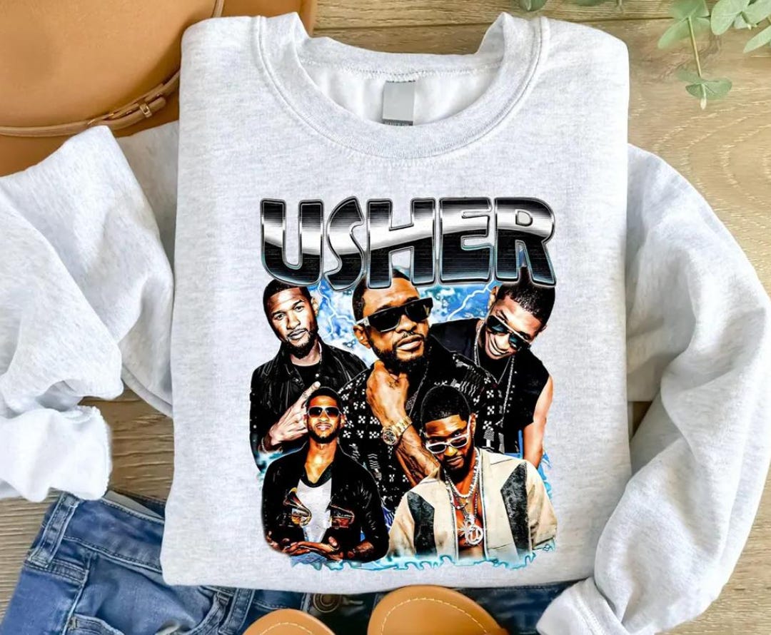 Vintage Usher 90s Shirt, Retro Usher Graphic Tee, Usher Rap Hip Hop ...