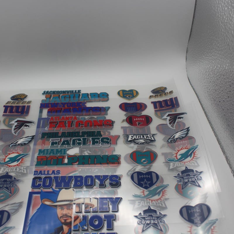 Sports Uvdtf Decals - Etsy UK