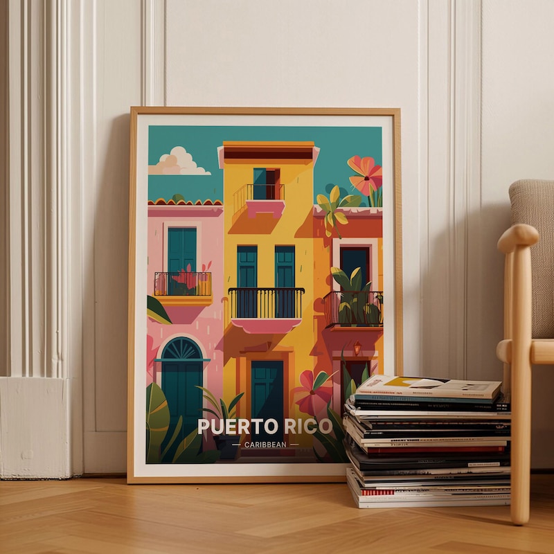 Puerto Rico Poster - Etsy
