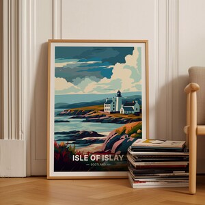 Isle of Islay Scotland Poster, Vintage Travel Art, C20-357 - Etsy