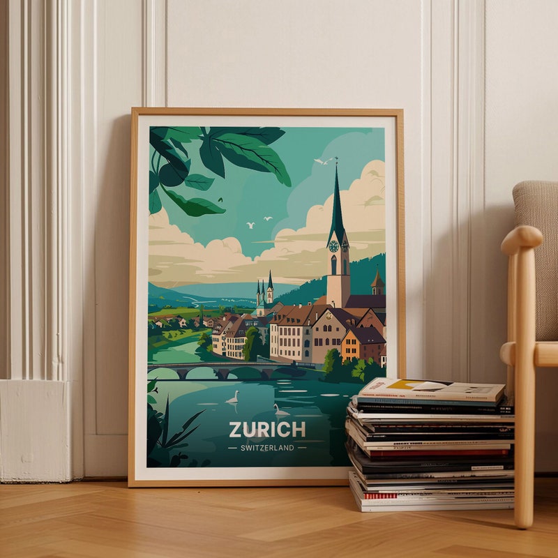 Zurich Poster Print - Etsy