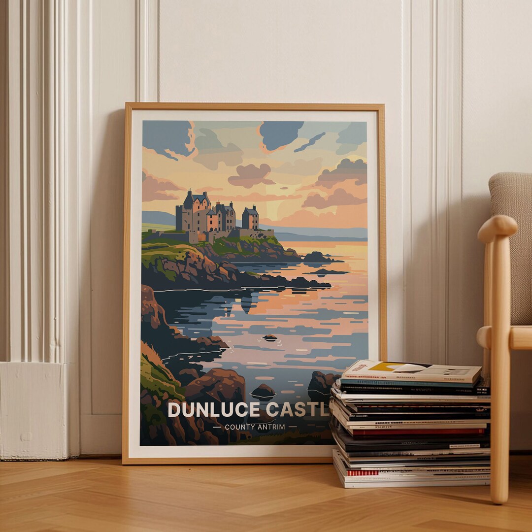 Dunluce Castle Ireland Poster, Travel Wall Art, Home Decor, Gift for ...