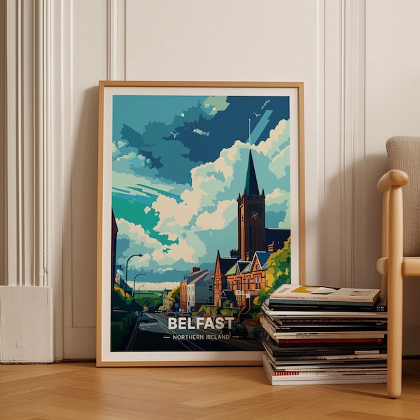 Belfast Poster - Etsy UK