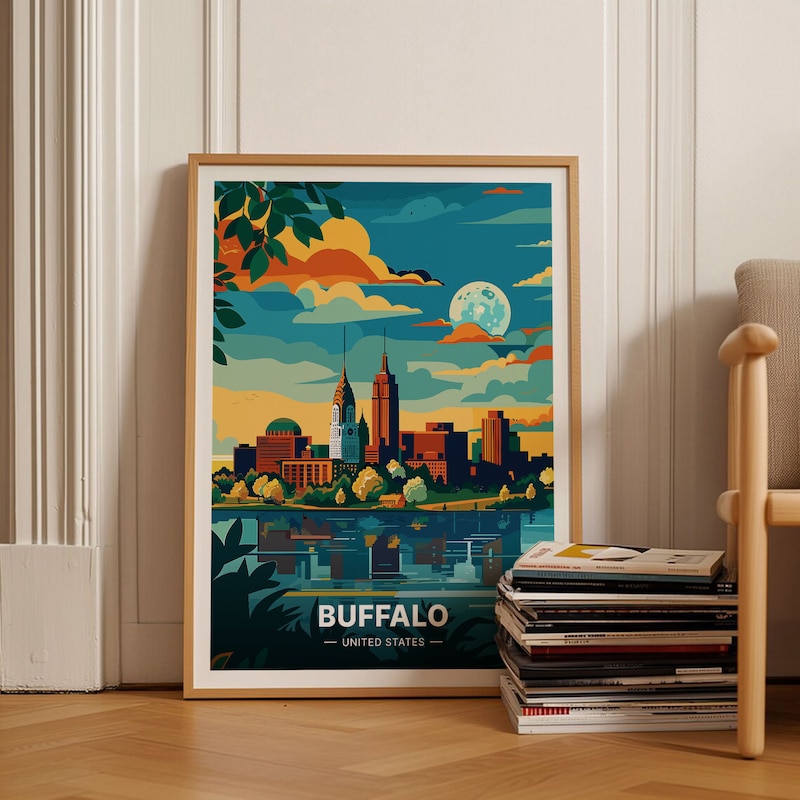Buffalo Poster - Etsy