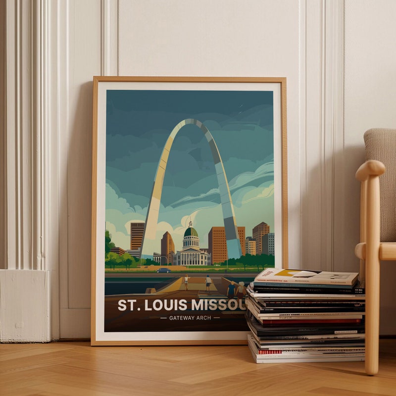 St Louis Poster - Etsy