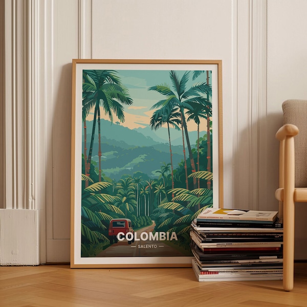 Colombia Poster - Etsy