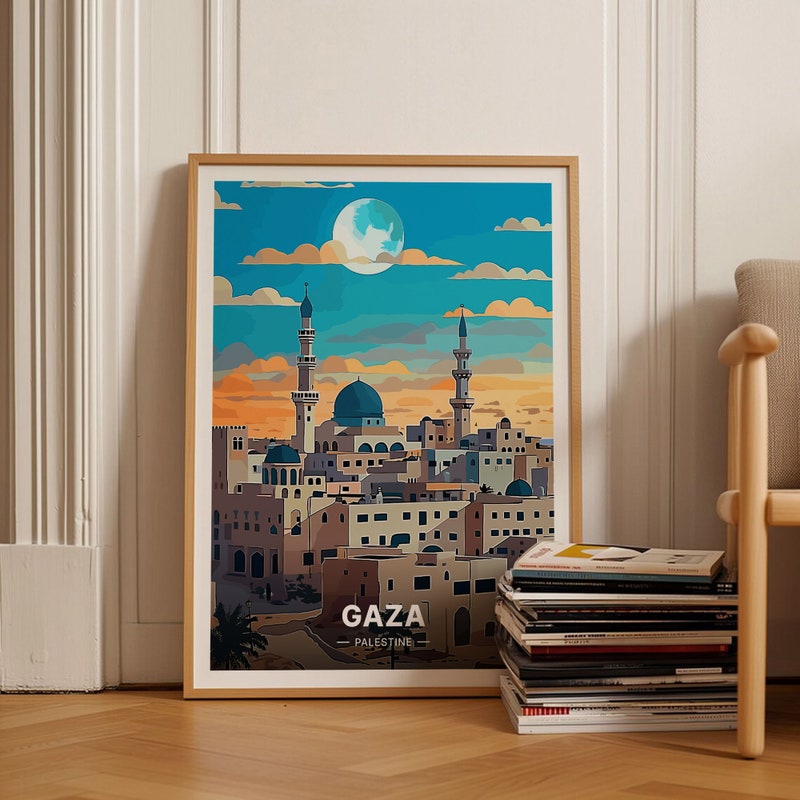 Gaza Art Canvas - Etsy